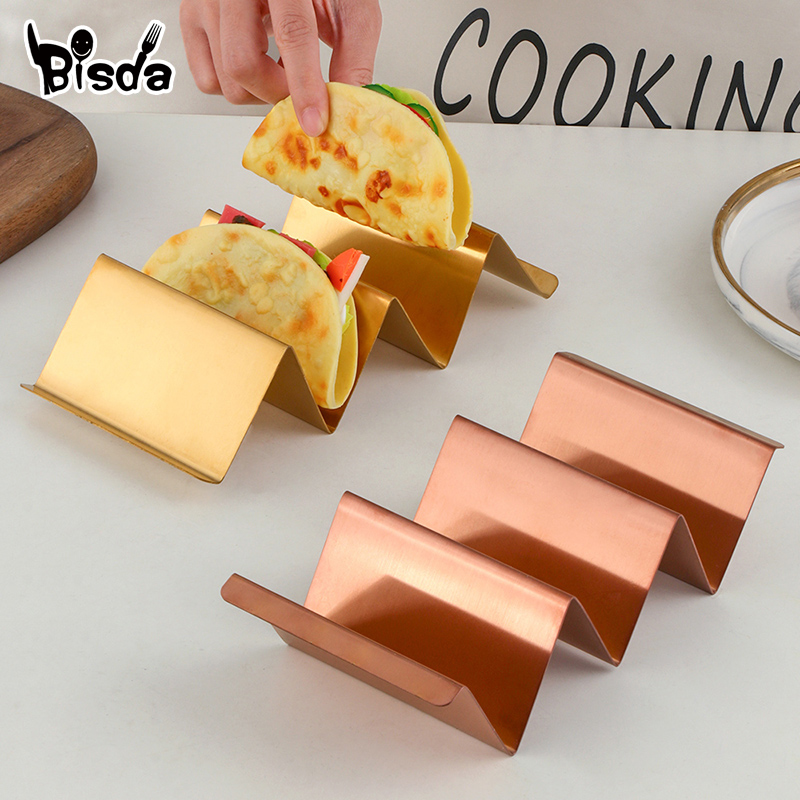 Stainless Steel Taco Holder Wave Shape Pie Board M... – Grandado