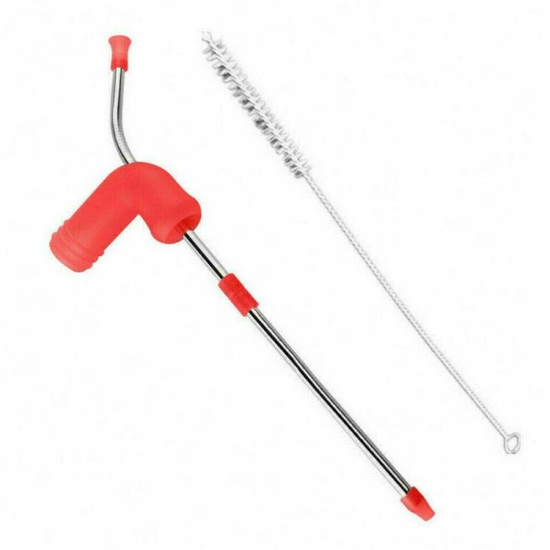 1PC Beer Snorkel Straw Beer Funnel Double Snorkel ... – Grandado