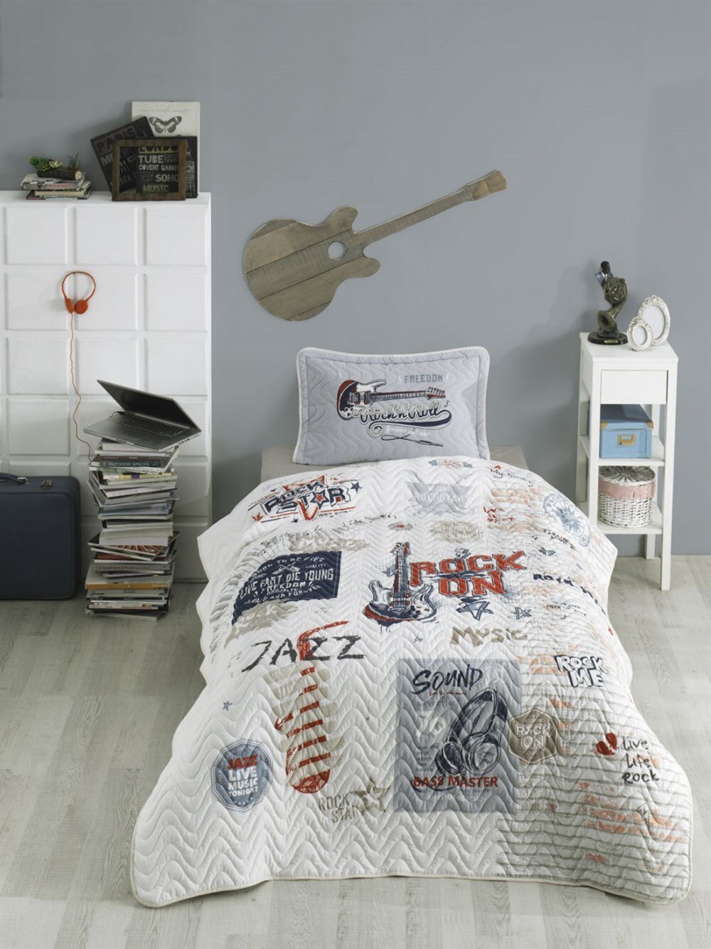 Single Bed Cover Set Made of 100% Cotton Yarn – Grandado