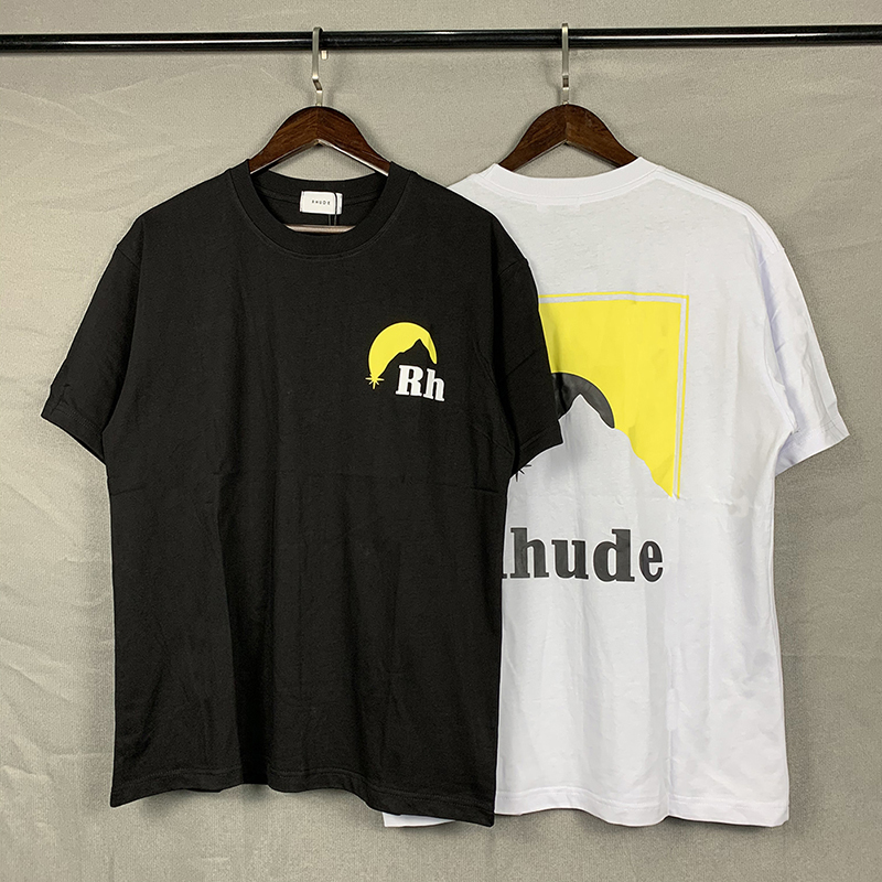 Oversized High Street 320g Cotton RHUDE T Shirt Me... – Grandado