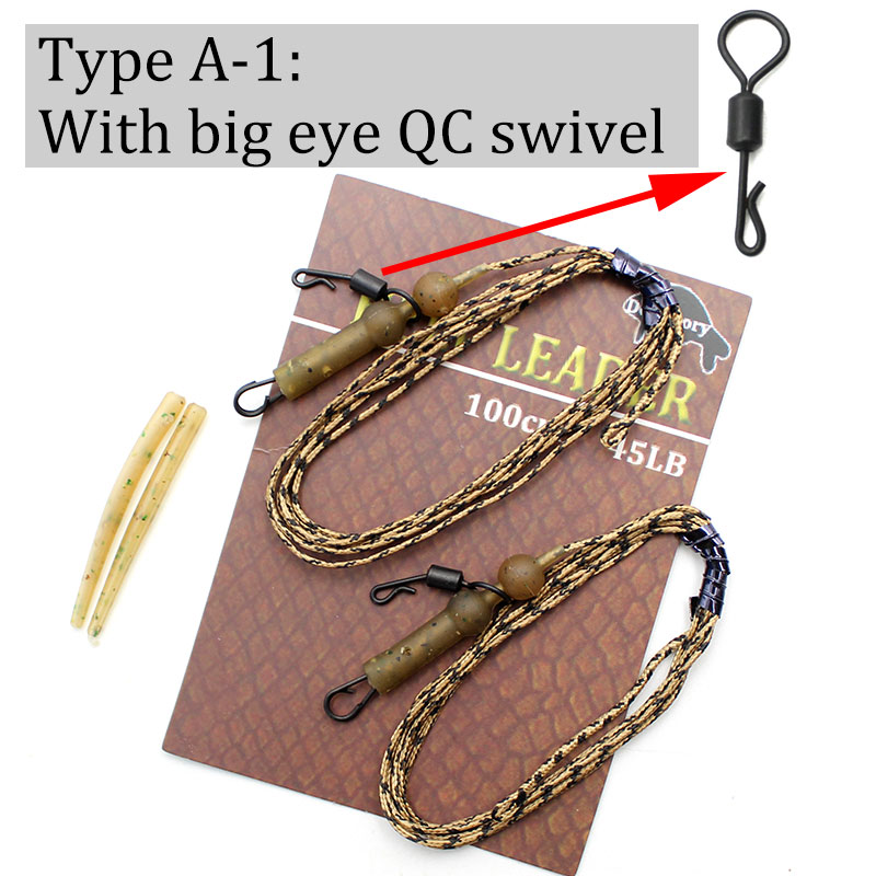 2PCS Carp Fishing Line Ready Tied Carp Hair Rigs R... – Vicedeal