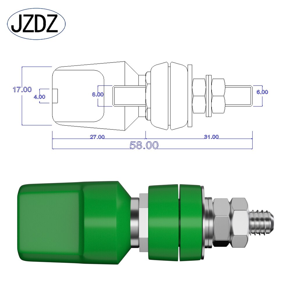 JZDZ 4mm Banana Socket Binding Post Banana Plug Ja... – Grandado