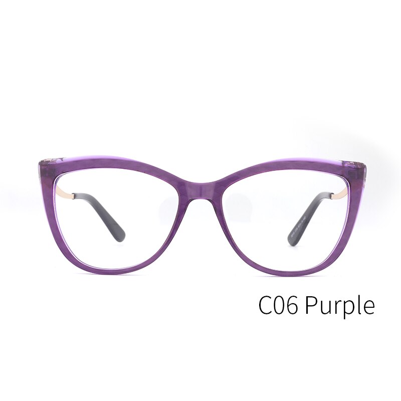 Acetate Women Spectacles Optical Lens Glasses Wome... – Grandado