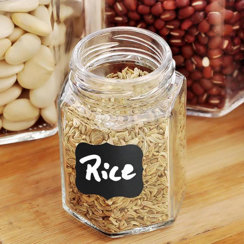Kitchen Memo Sticker Jar Sticker Label Sticker Bla... – Vicedeal