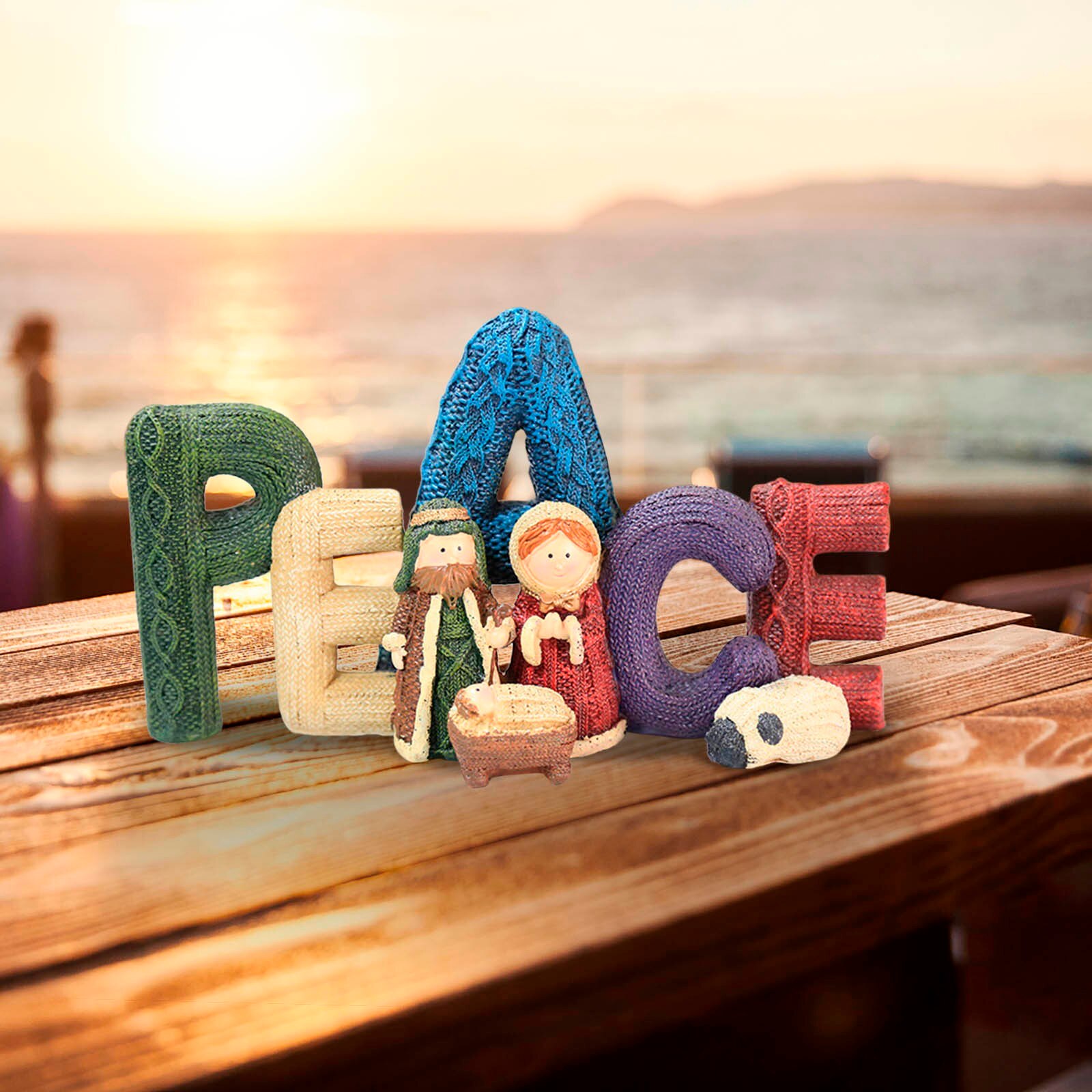 Easter Scene Decoration Resin Ornaments Jesus Resu... – Grandado