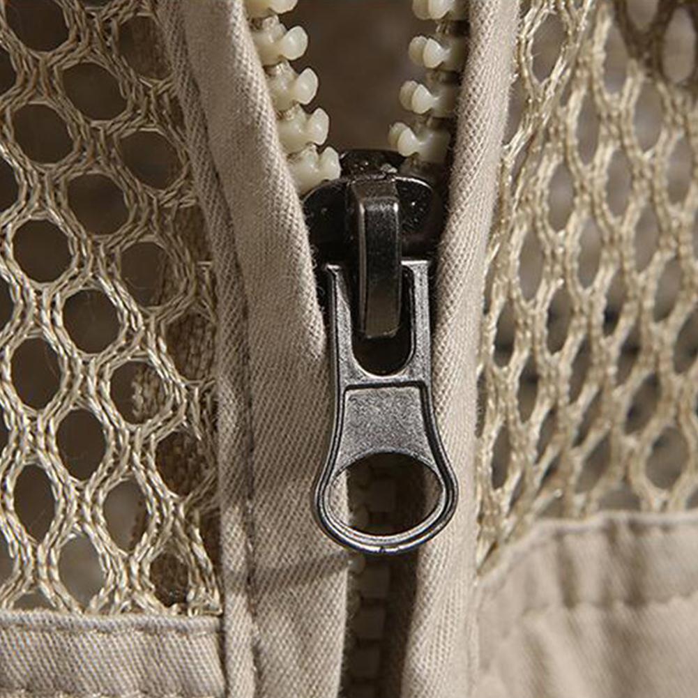 Waterproof Mesh Vest Jacket Multi Pocket Waistcoat... – Grandado