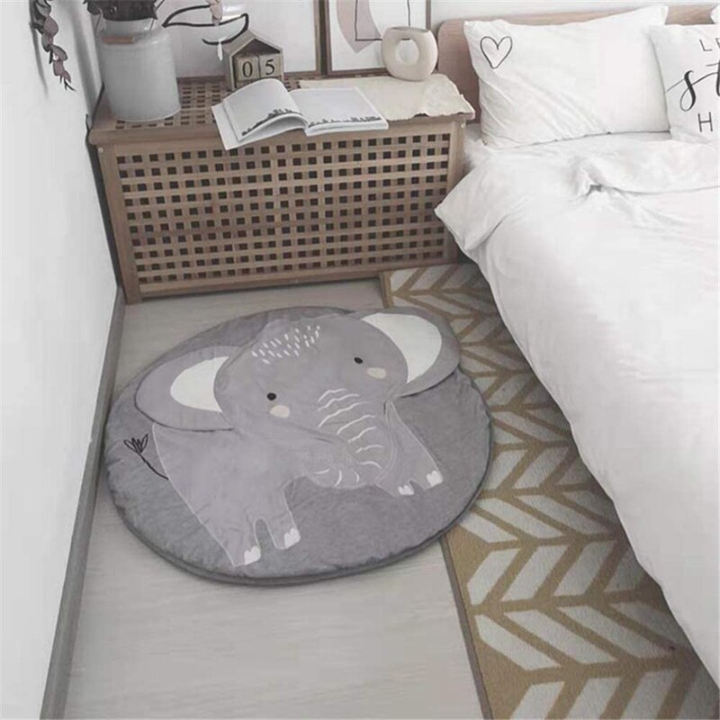 Round Carpet Play Mat Children Crawling Mat Childr... – Grandado