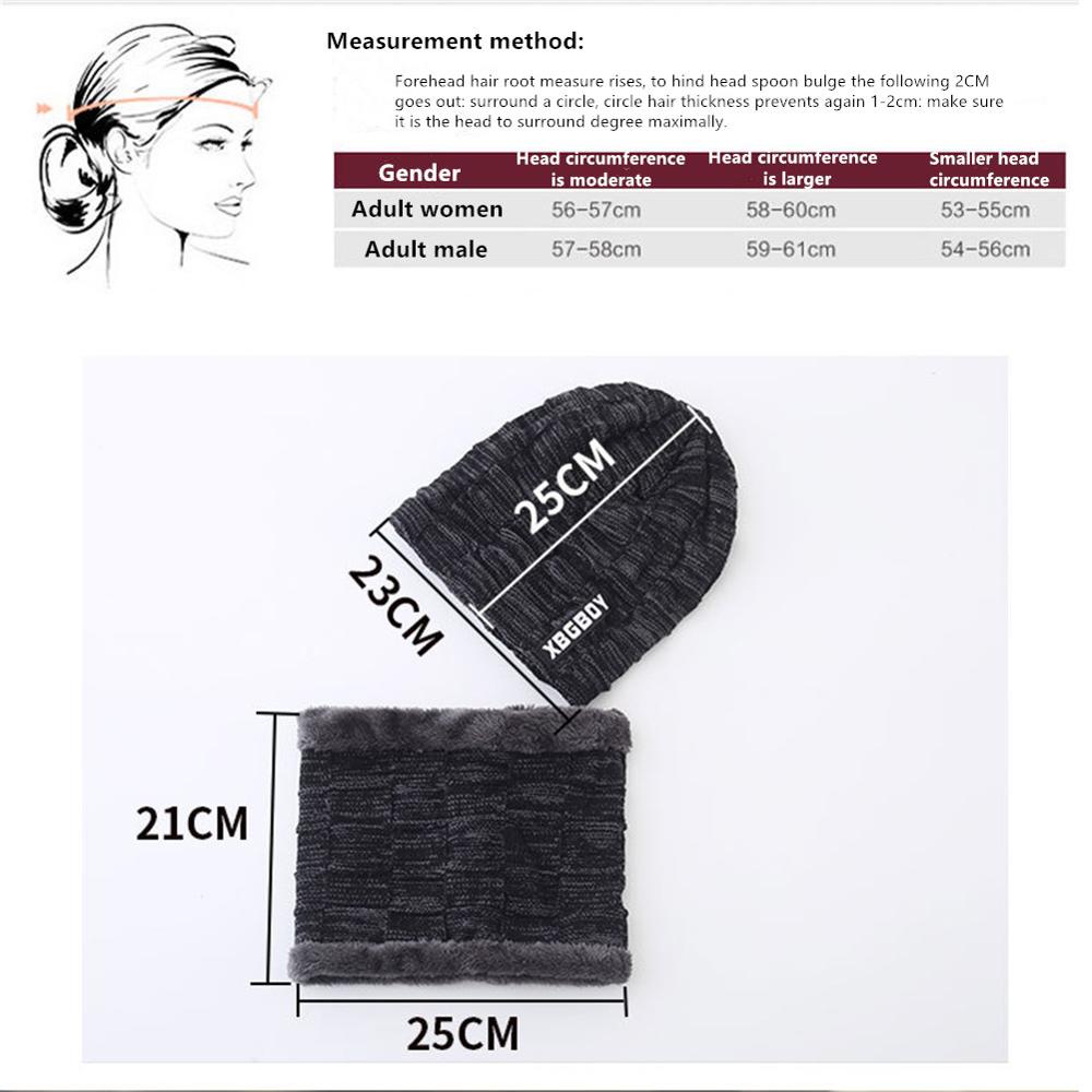 Winter Beanie Hoeden Sjaal Set Warm Knit Hoeden Sk... – Grandado