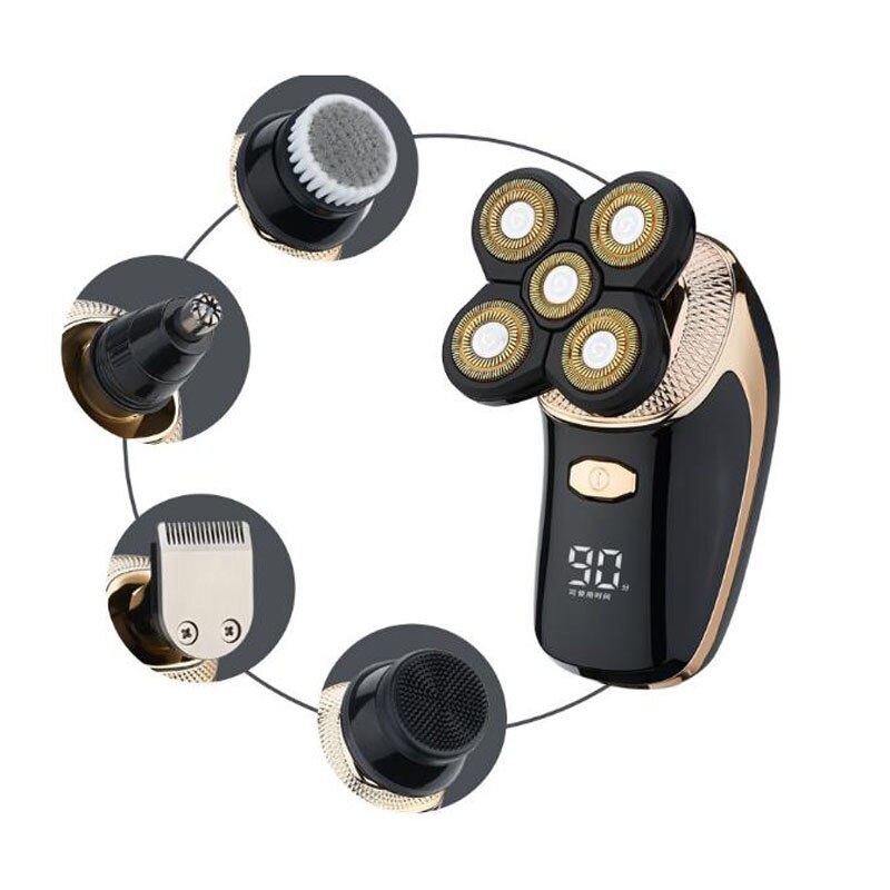 Surker LK-5810 5 in 1 Rechargeable Electric Shaver... – Grandado