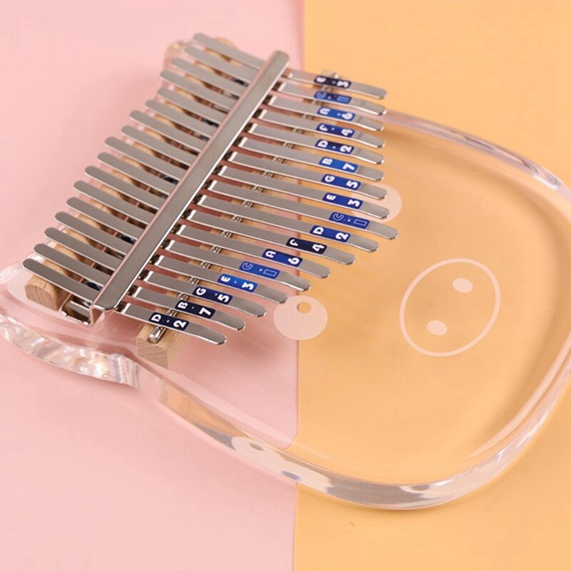 Cute 17 Keys Thumb Piano Kalimba Finger Piano Port... – Vicedeal