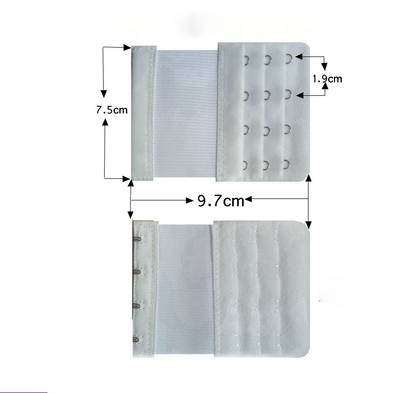 Bra Extenders Strap Buckle Extension 3 Rows 4 Hook... – Vicedeal