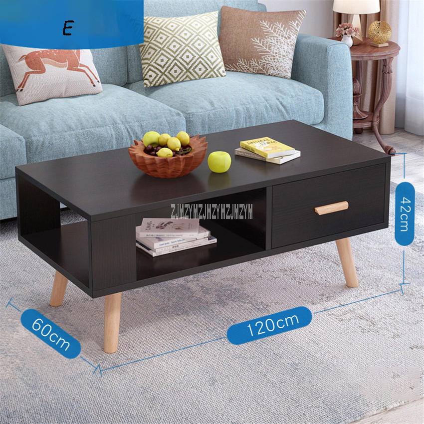 BO-003-mesa de centro minimalista y moderna, Recta... – Grandado