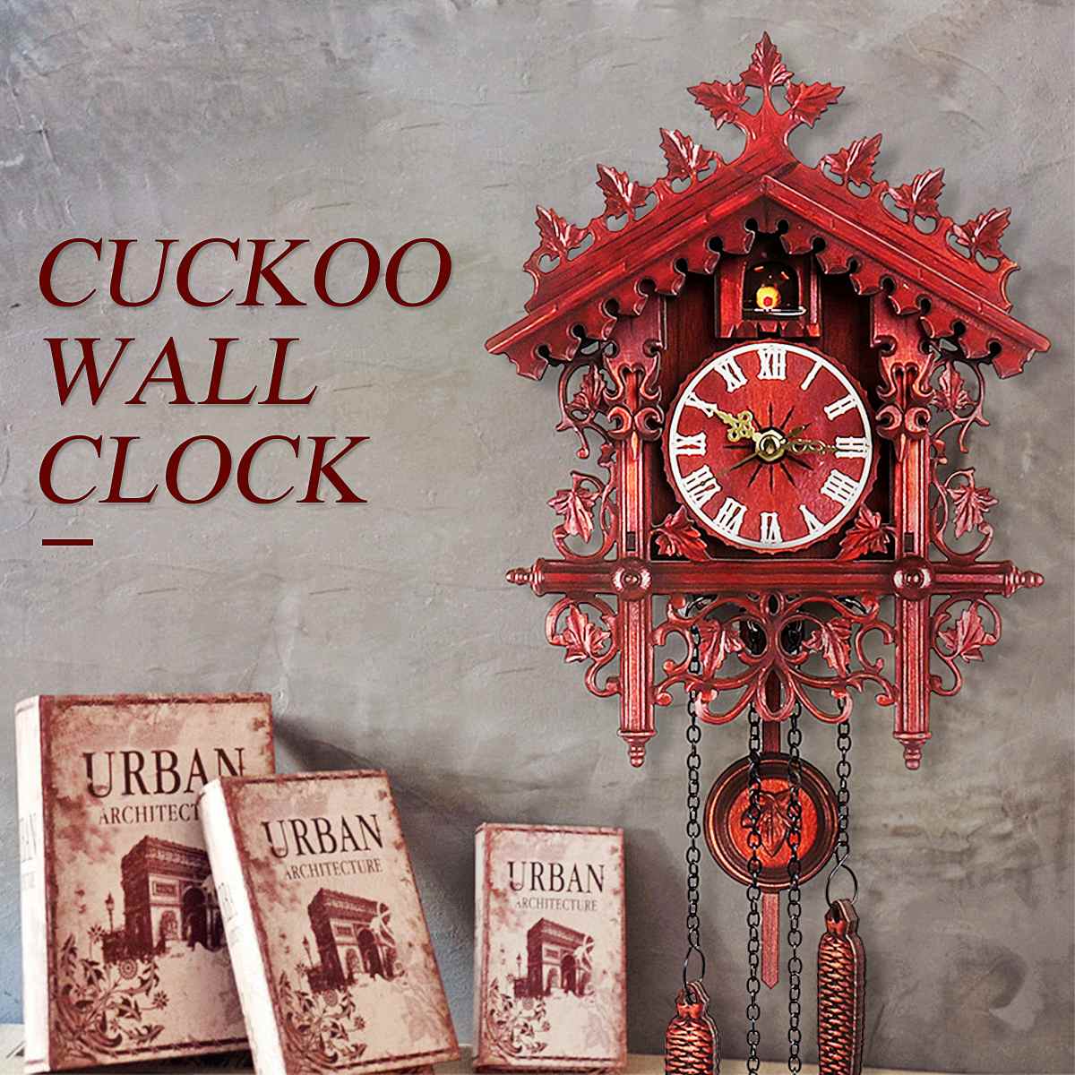 Cuckoo Clock Living Room Wall Clock Bird Cuckoo Ti... – Vicedeal