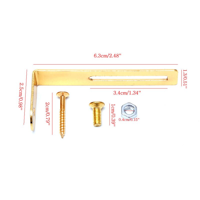 Gold Pickguard mounting Bracket L Shape For LP Ele... – Vicedeal