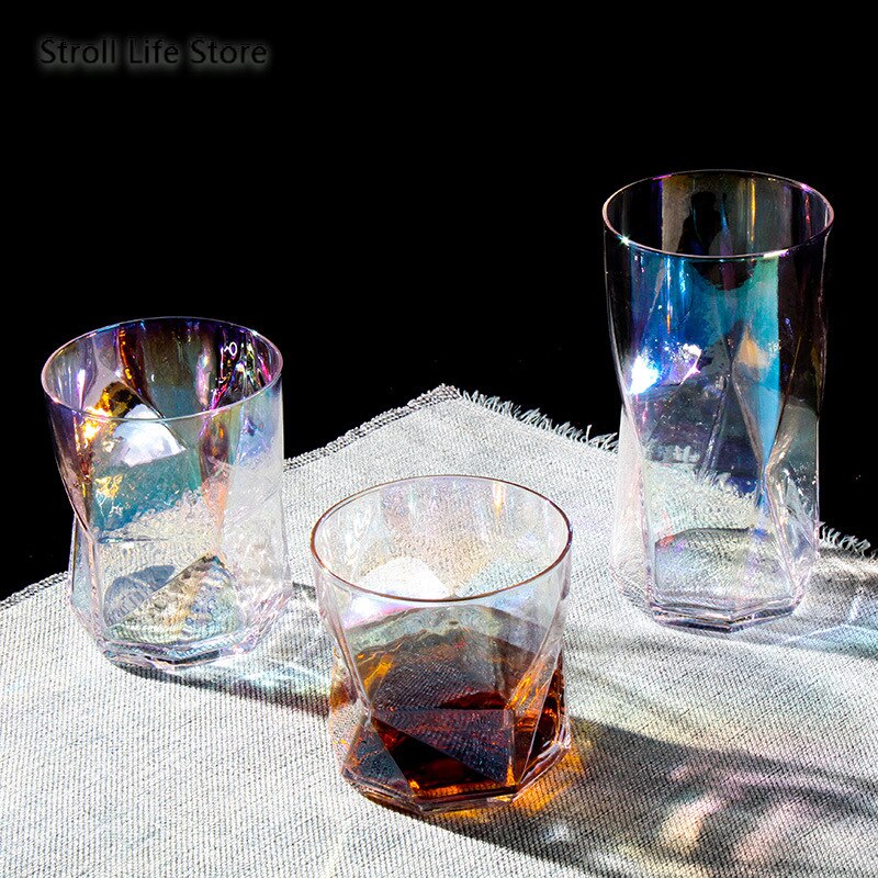 Nordic Whiskey Glass Cup Wine Glass Colorful Cup C... – Grandado