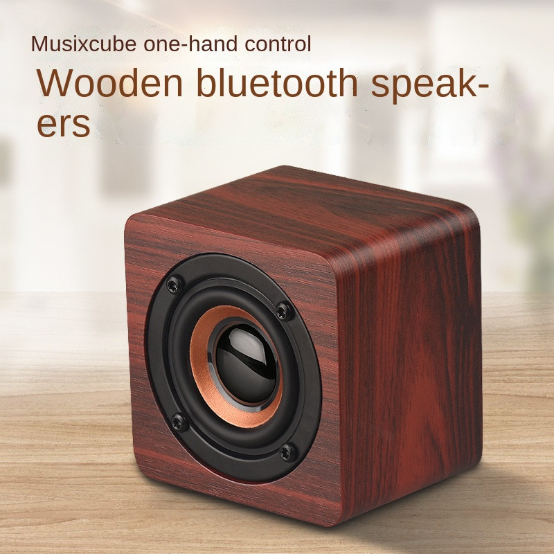 Q1 wooden wireless Bluetooth small speaker mobile ... – Grandado