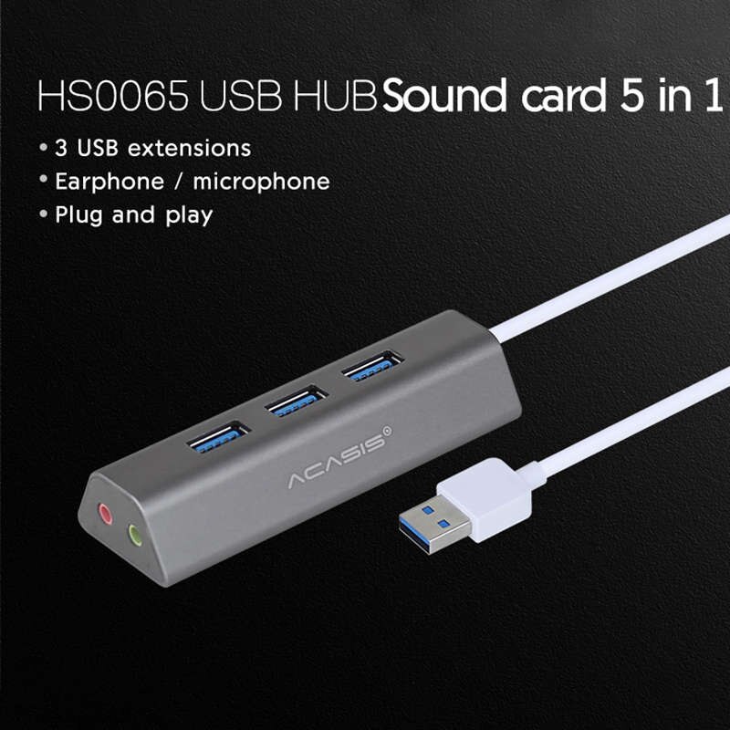 Acasis High-Speed Usb Distributeur 3 Hubs Een Trai... – Grandado