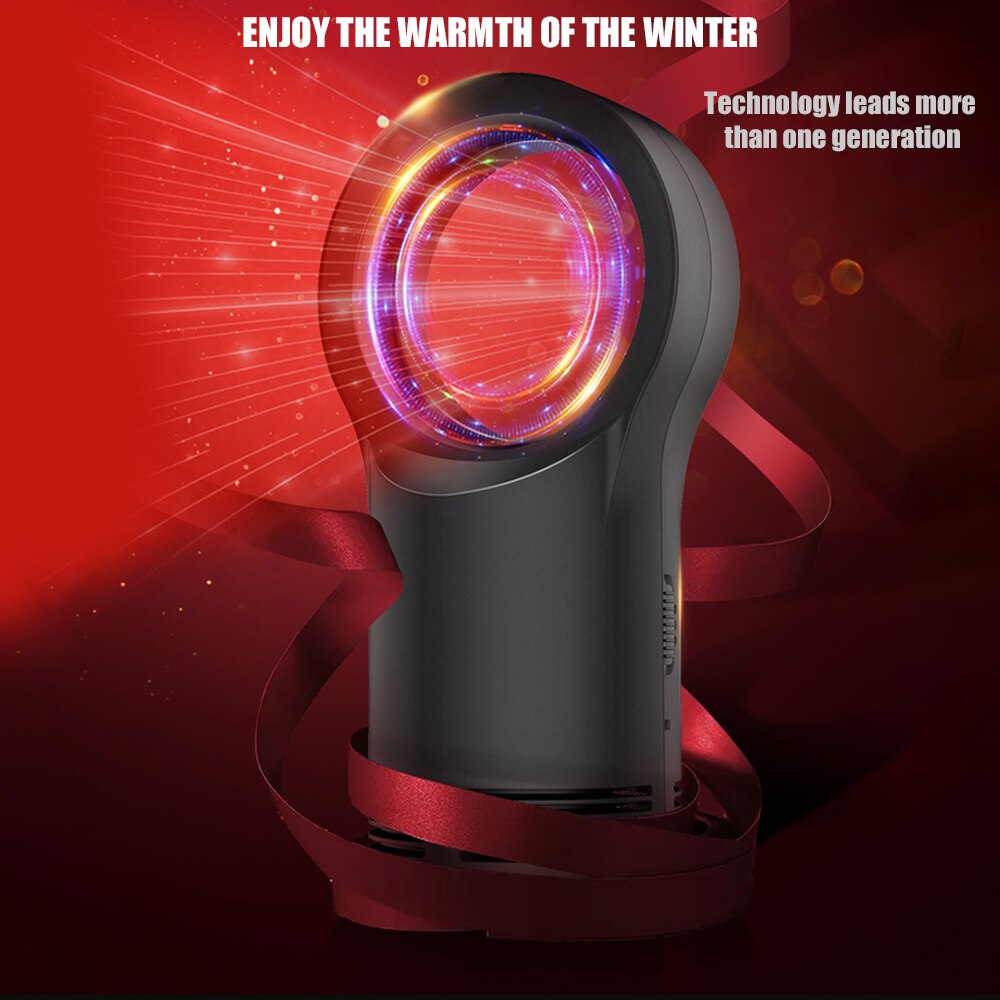 Leafless Electric Fan Home Desktop Bladeless Heate... – Vicedeal