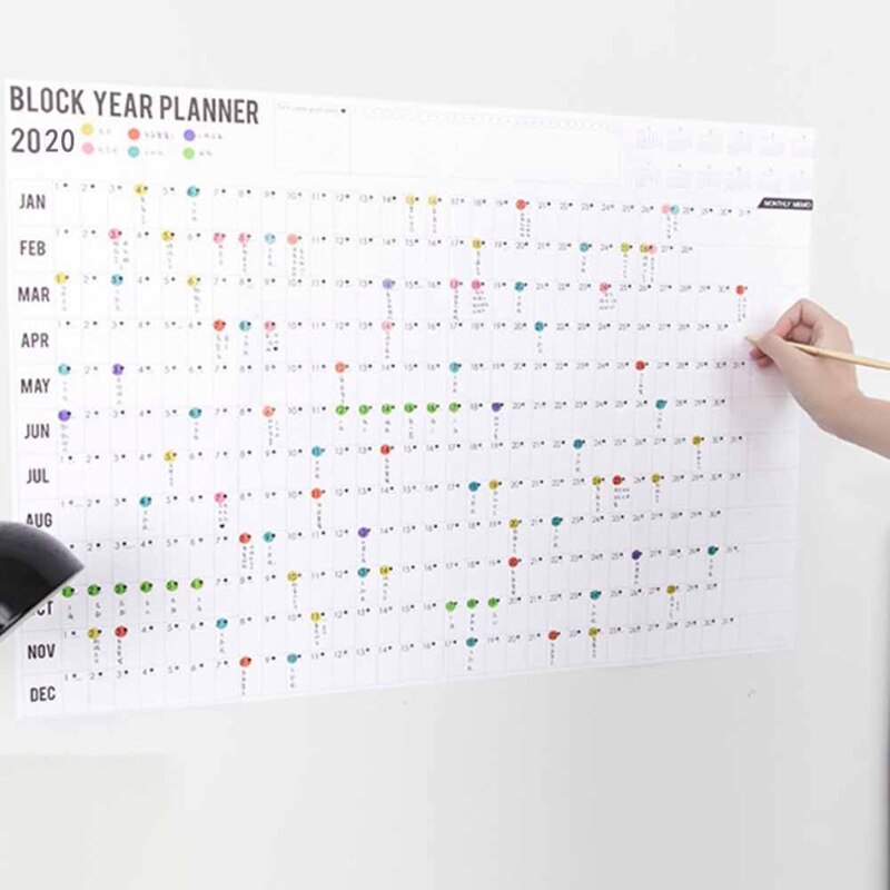 Block Jahr Planer Täglichen planen Papier Zauberst... – Grandado