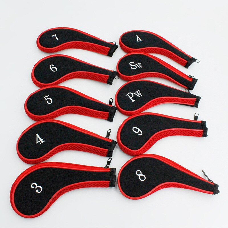 10Pcs/Set Golf Club Iron Headcover Wedges Putter 3... – Vicedeal