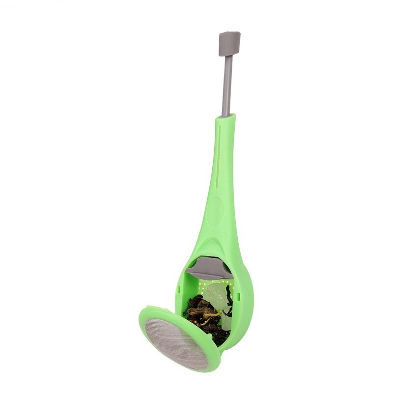 Tee-ei Tee Sieb Eingebaute Plunger Tee Filter Reus... – Vicedeal