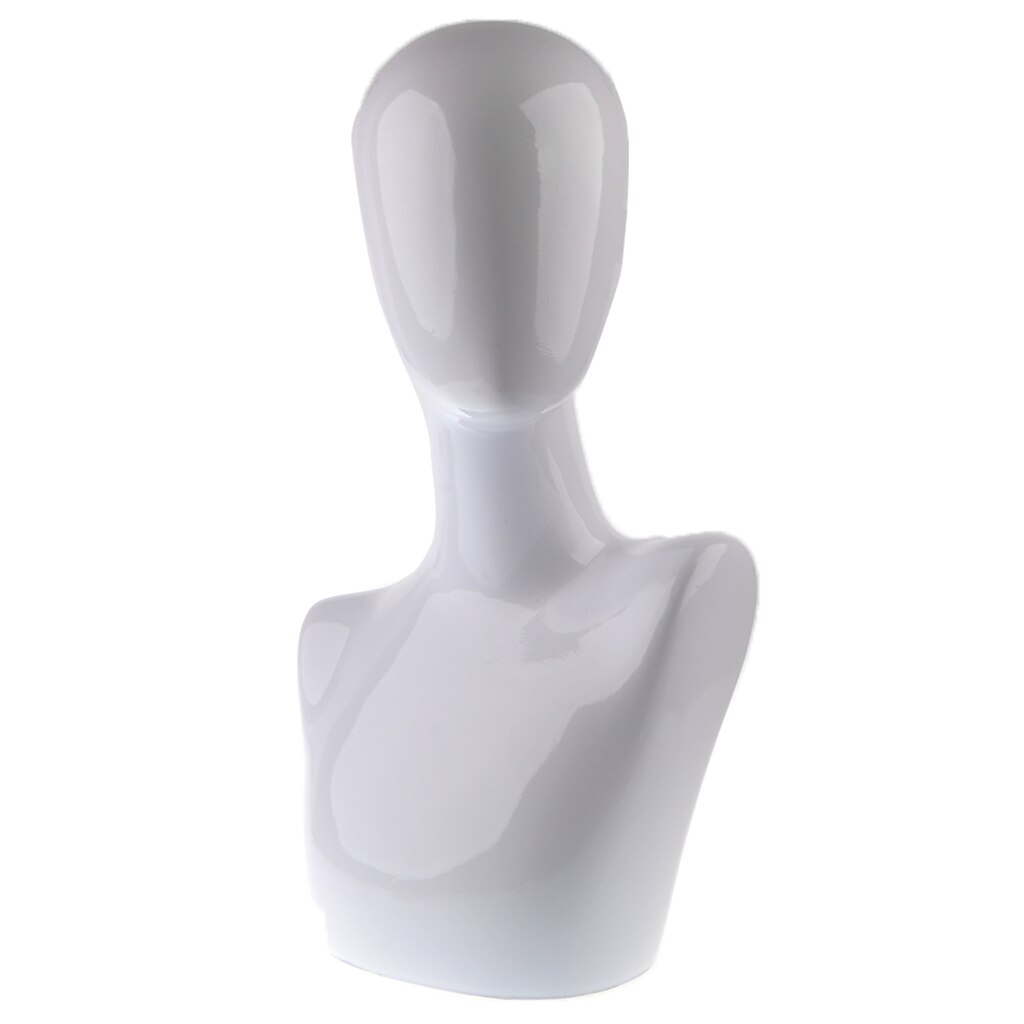White Mannequin Male Female Neck Head Shoulders Mo... – Vicedeal