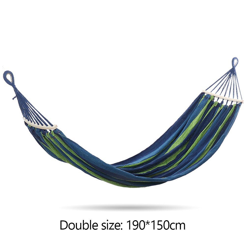 Camping Hammock Leisure Stripe Hanging Swing Outdo... – Vicedeal