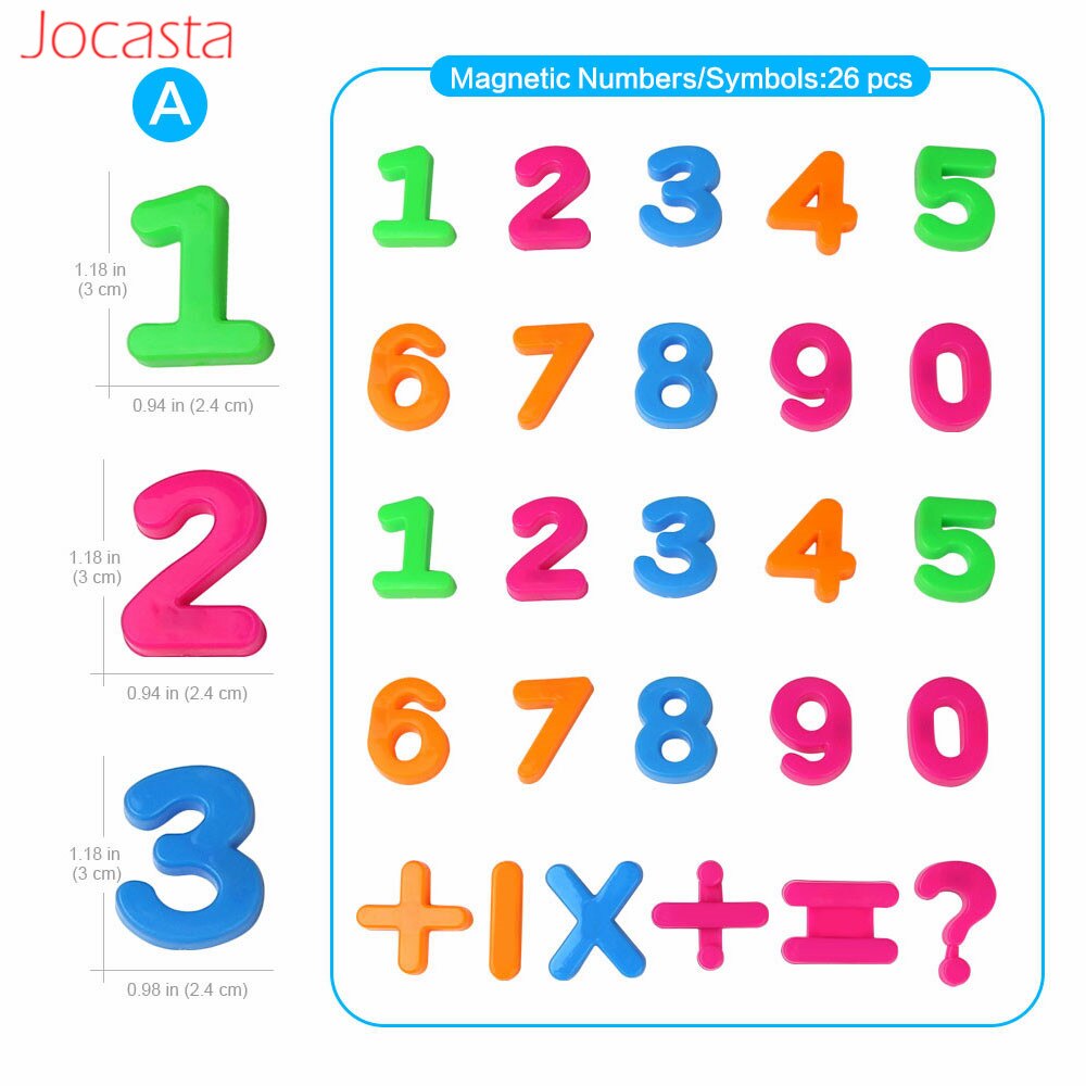 26PCS Colorful Magnetic Number Toys Kids Digital L... – Vicedeal
