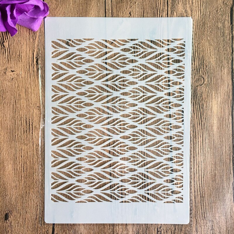A4 29 * 21cm DIY Stencils Wall Painting Scrapbook ... – Vicedeal