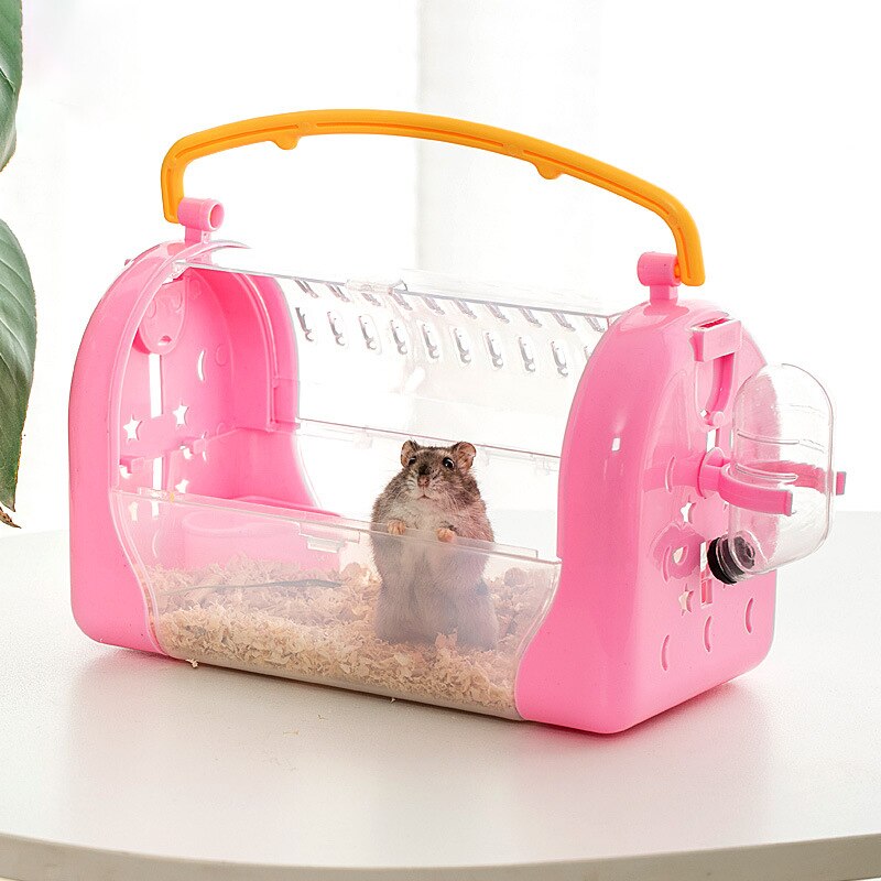 Hamster Carrier Portable Plastic Cage Outdoor Carr... – Grandado