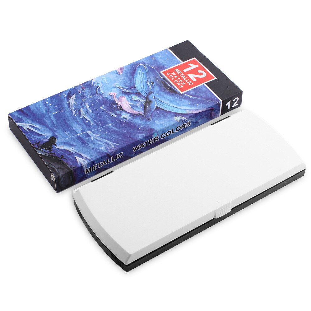 12-color High-purity Metallic Watercolor Pigment P... – Grandado