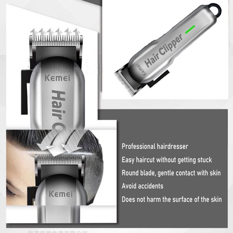 rechargeable hair clipper electric hair trimmer fo... – Grandado