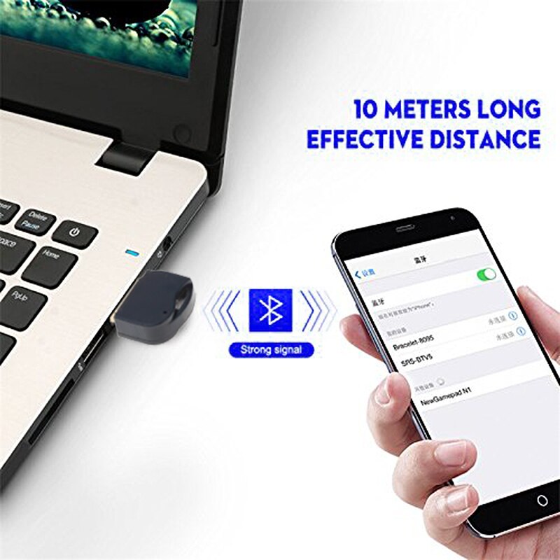 Kebidumei Dual Mode Bluetooth USB Dongle Drive lib... – Grandado