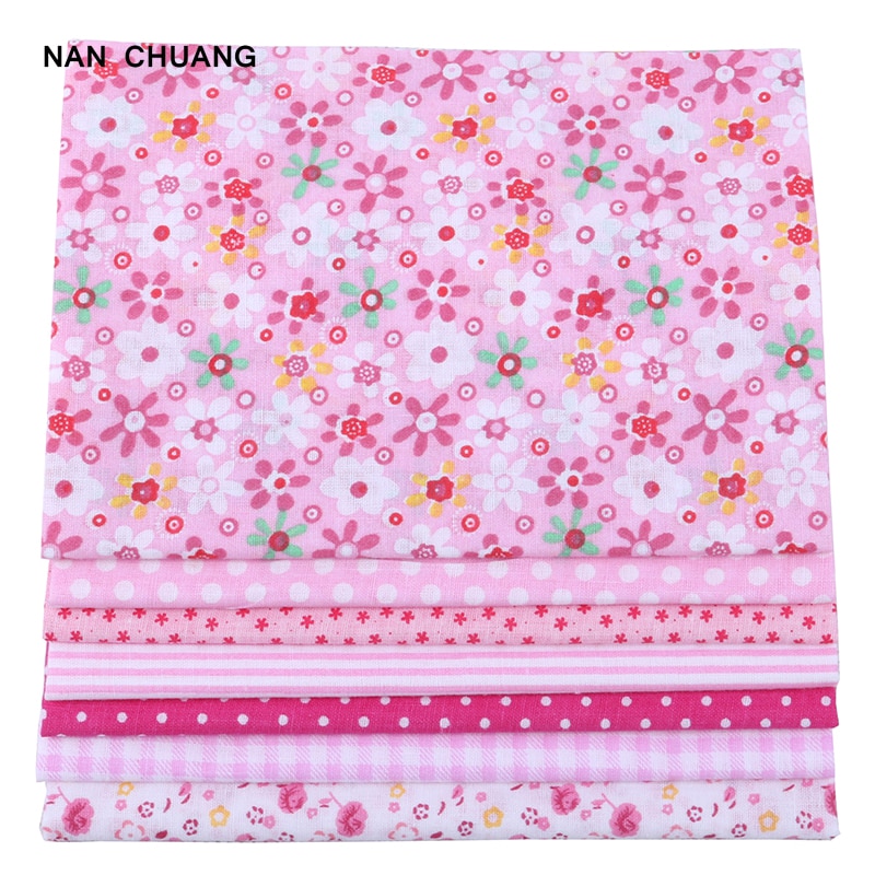 Nanchuang Pink Thin Cotton Fabric Patchwork For Se... – Grandado