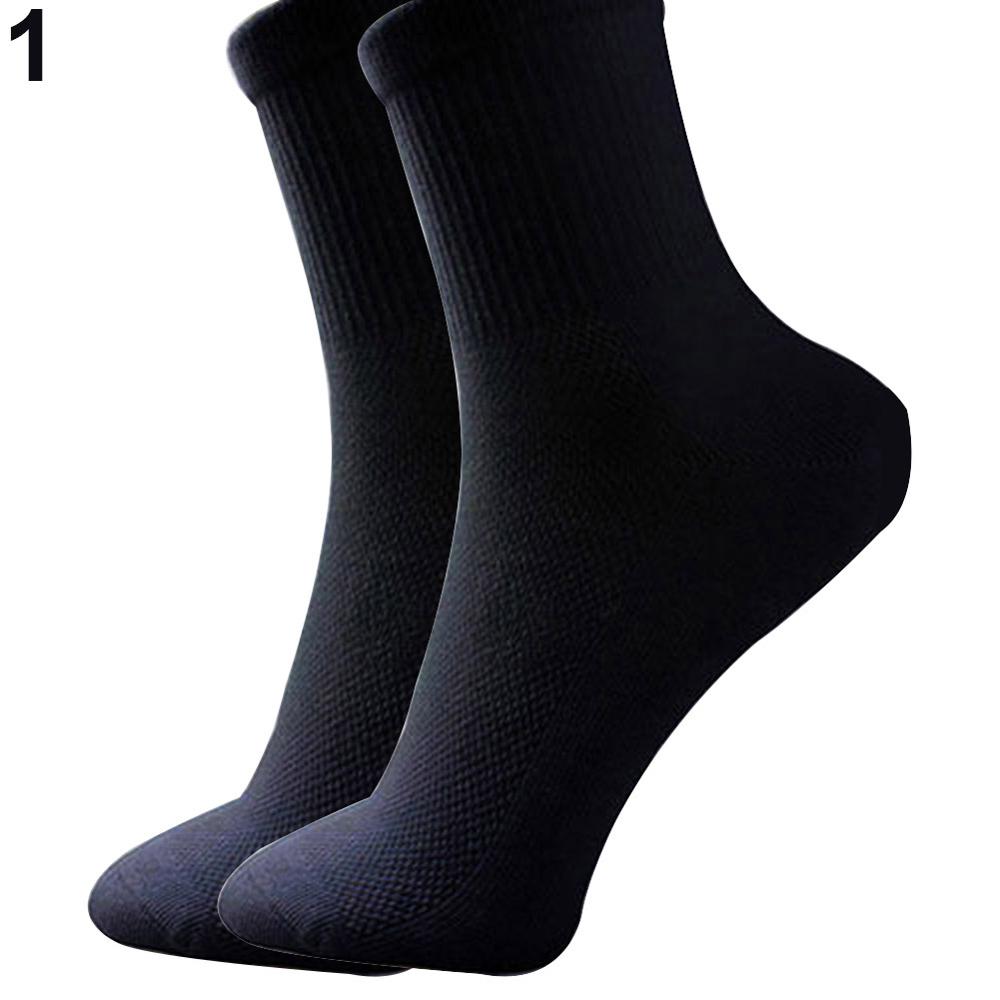 1 Pair Breathable Men's Socks Mesh Soft Cotton Ble... – Grandado