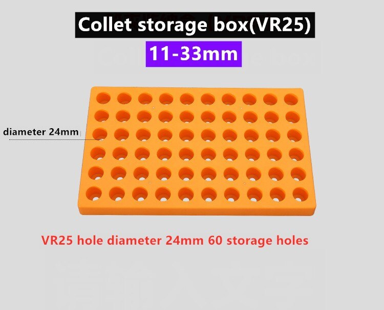 CNC machining center ER collet storage box 88 hole... – Vicedeal