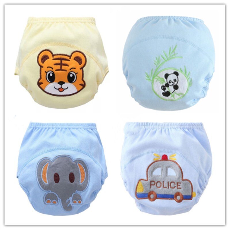 4pc/L Baby Training Pant Underwear Cotton Learning... – Vicedeal