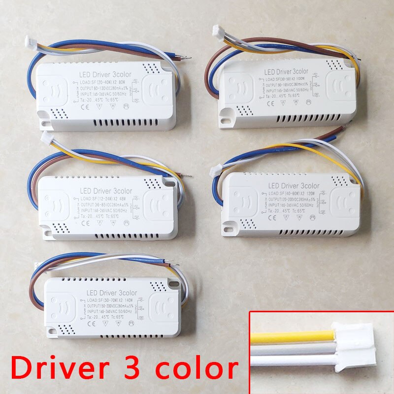 LED Driver 3 color Adapter For LED Lighting AC220V... – Grandado