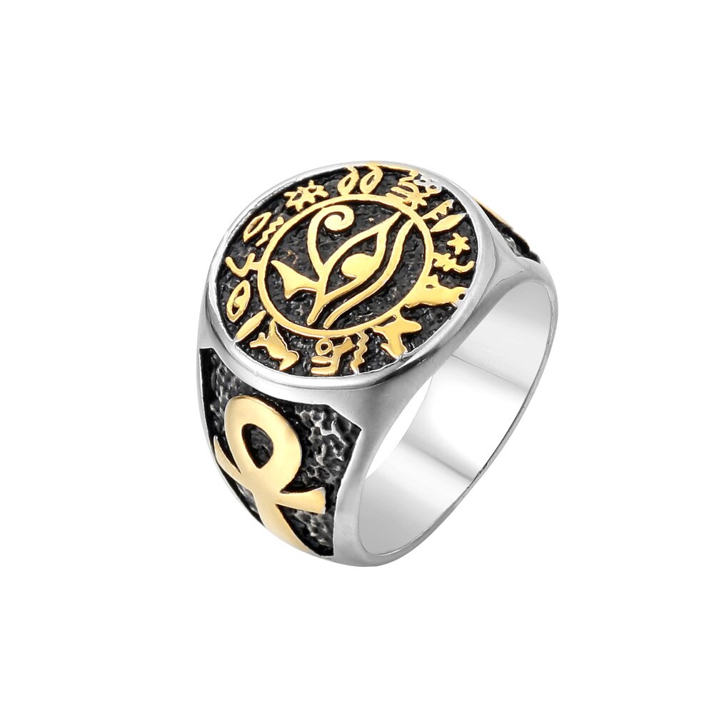 Egyptian Pharaoh Eye of Horus Rings for Men Vintag... – Vicedeal