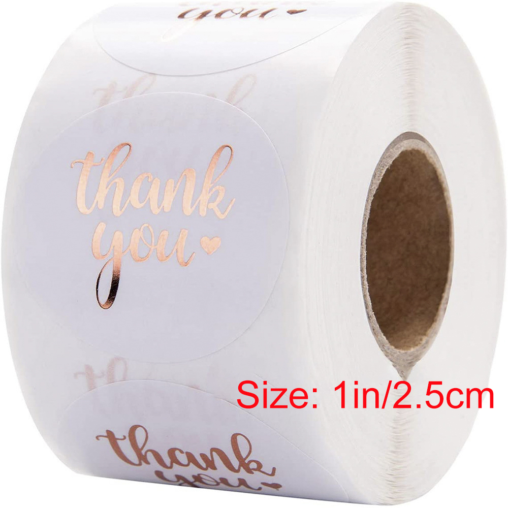 500pcs Thank You Stickers Seal Labels For Envelope... – Grandado
