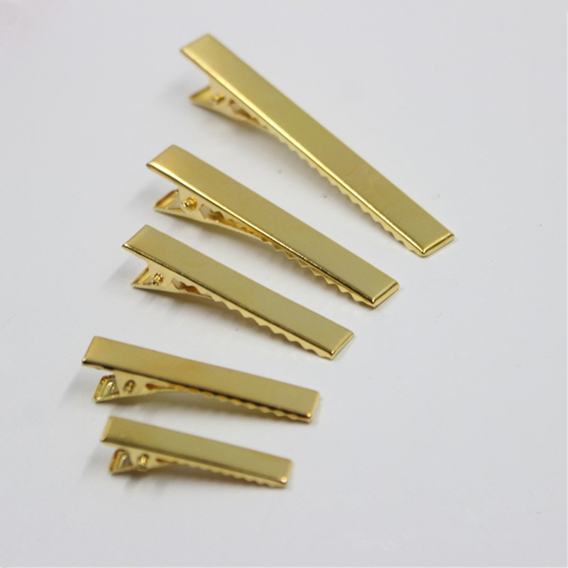 10pc/20pcs Gold Single Prong Metal Crocodile Clips... – Grandado