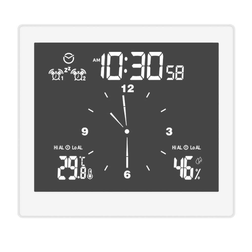Badkamer Digitale Klok Keuken Wandklok Lcd-scherm ... – Vicedeal