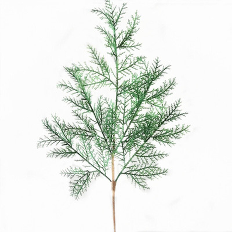 Simulation Pine Tree Cypress Leaves Short Branch A... – Vicedeal