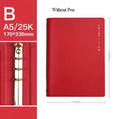 Business High-grade Meeting Notebook Spiral 6 Hole... – Grandado