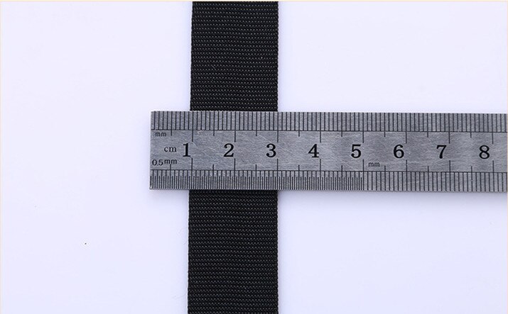 5 meter 2/2. 5/3. 2/3. 8/5cm Black Webbing Lint Ba... – Grandado