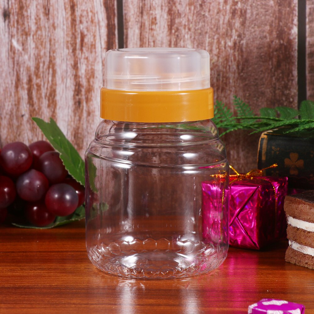 Botella de miel transparente para el hogar, tarro ... – Grandado