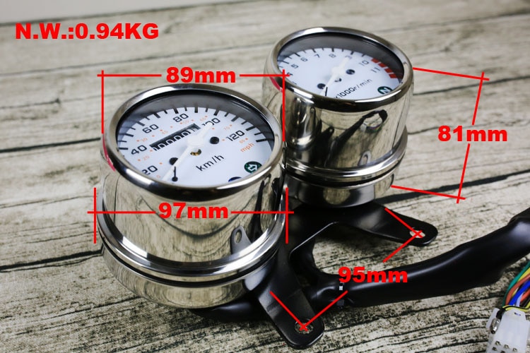 12V Moto Speedometer Replacement LCD Digital Speed... – Grandado