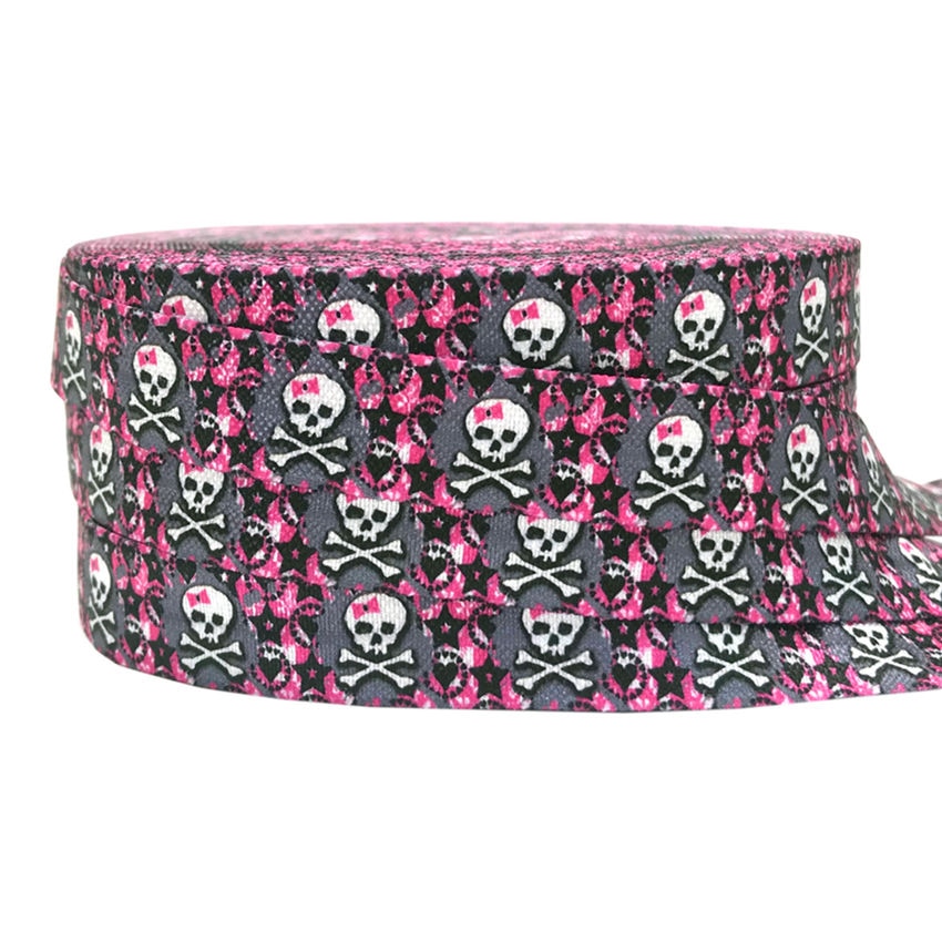 Halloween schattige schedel strik print vouw over ... – Vicedeal