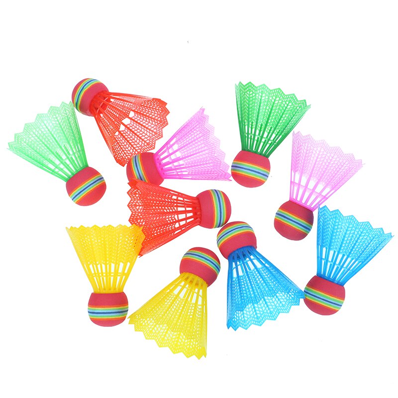 10pcs Badminton EVA Rainbow Ball Head Nylon Badmin... – Grandado