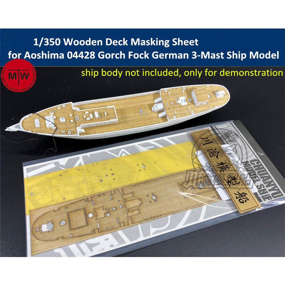 1/350 Scale Wooden Deck Masking Sheet for Aoshima ... – Grandado